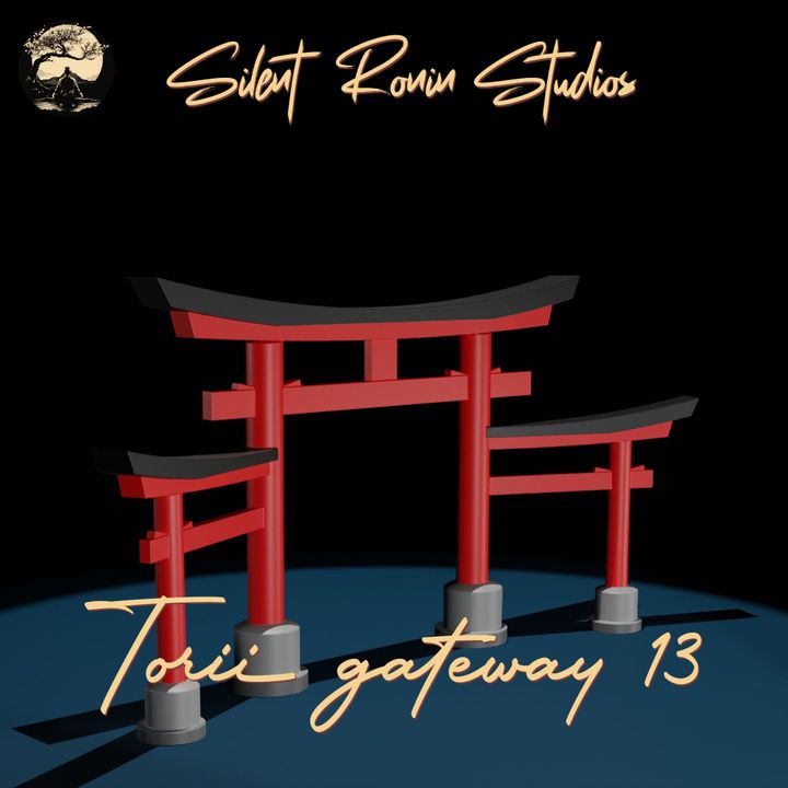 3D Printable Japanese Torii Gateway #13 by Silent Ronin Studios